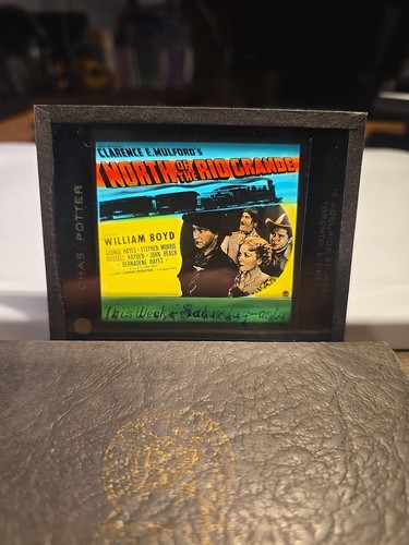 North Of The Rio Grande William Boyd Glass Movie Slide 1937 | eBay