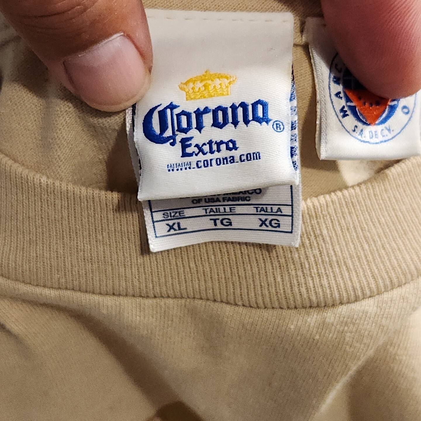 Corona Extra T-Shirt Size XLarge Made In Mexico 🇲🇽 … - Gem