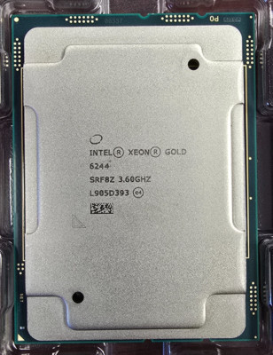 (1) Intel Xeon Gold 6244 SRF8Z 3.6GHz 24.75MB 8-Core CPU Processor ...