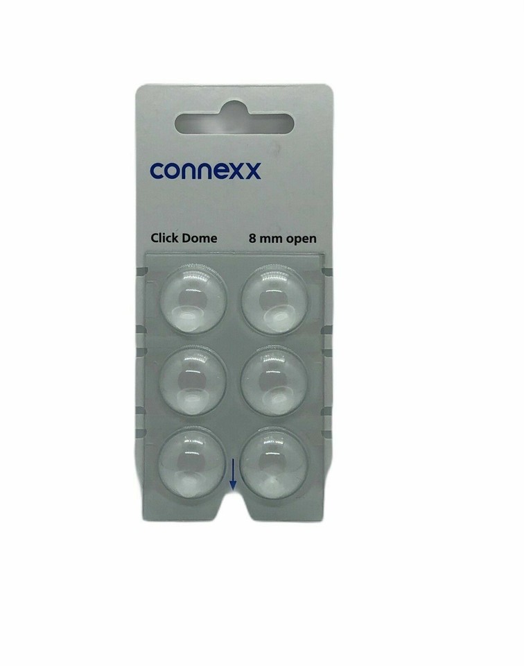 Signia 2.0 8MM Open Click Domes For RIC Models- 2 Pack (12 Domes ...