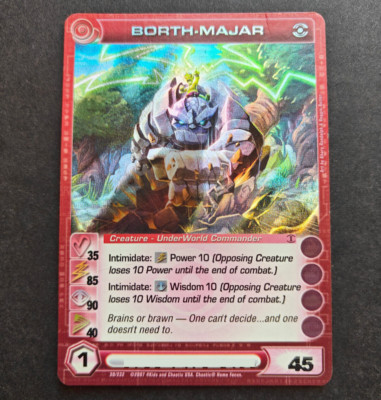 Borth-Majar Ripple Foil Super Rare 1st Edition Dawn of Perim 30/232 ...