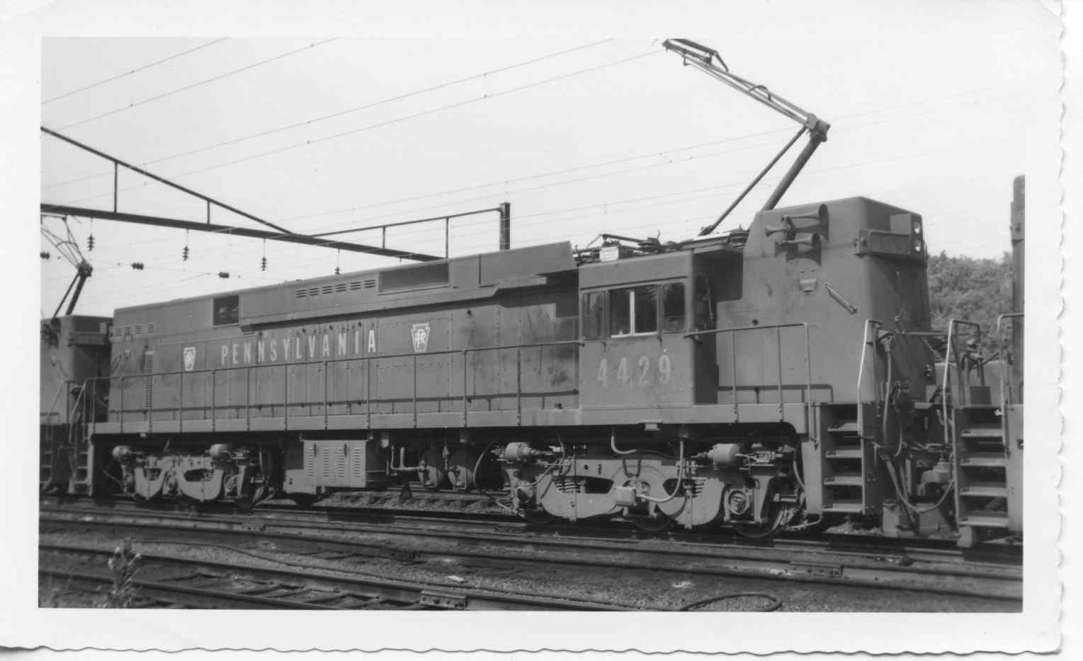 7B078 RP 1960s PENNSYLVANIA RAILROAD E-44 LOCOMOTIVE 4429 | eBay