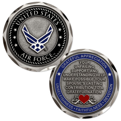 NEW USAF U.S. Air Force Spouse Challenge Coin. | eBay