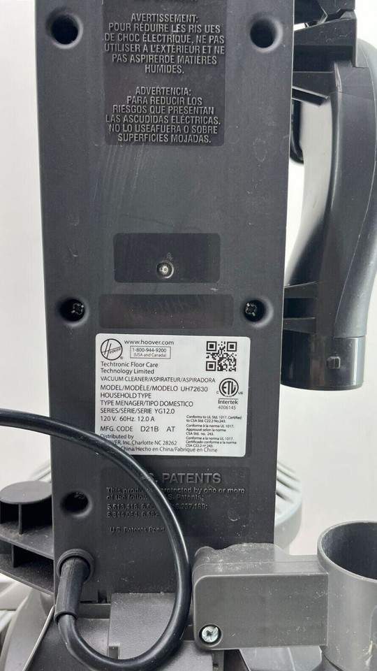 Hoover UH72630 Red Upright Vacuum Cleaner REPLACEMENT PARTS | eBay