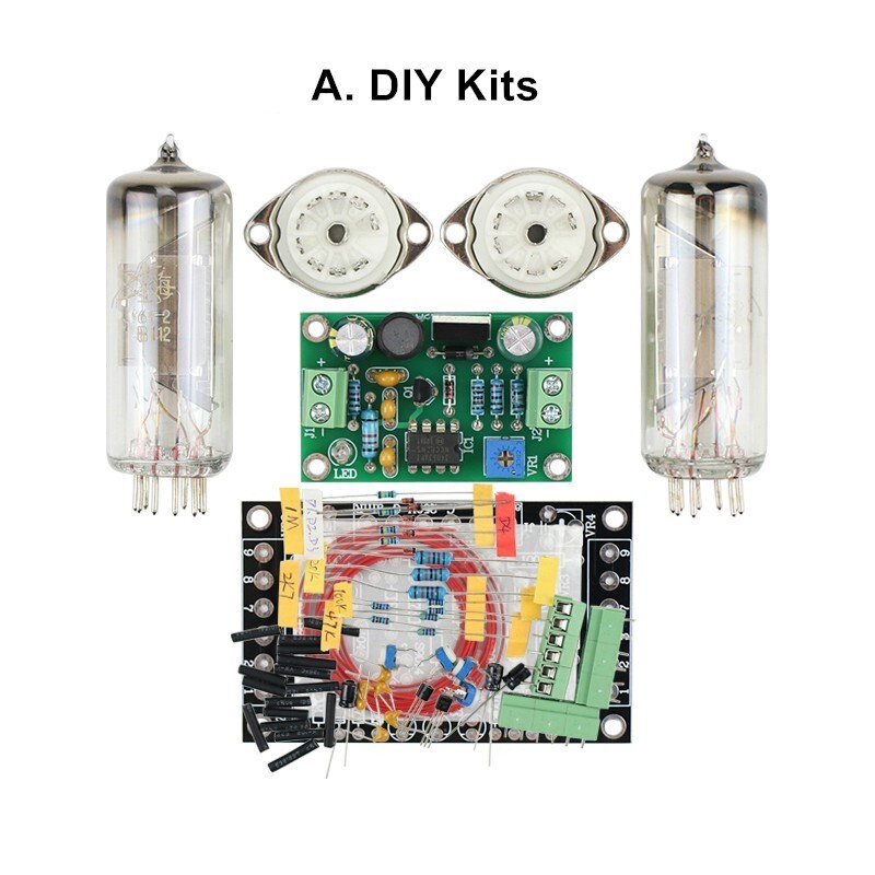 Magic Eye 6E2 Tube Driver Board Kits Dual Channel Audio Level Indicator ...