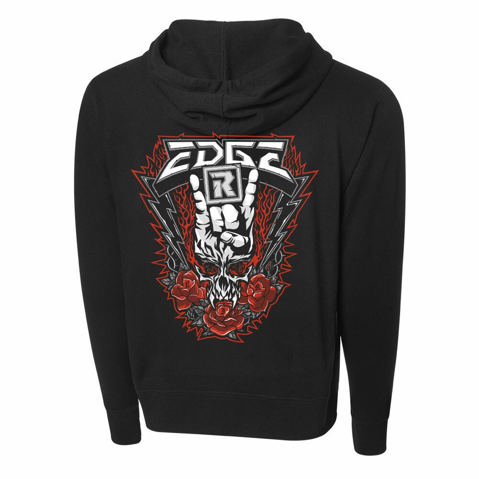 WWE EDGE “YOU KNOW ME” FULL-ZIP HOODIE SWEATSHIRT OFFICIAL ALL SIZES ...