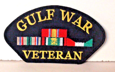 GULF WAR VETERAN IRON ON PATCH 3X5 inch | eBay