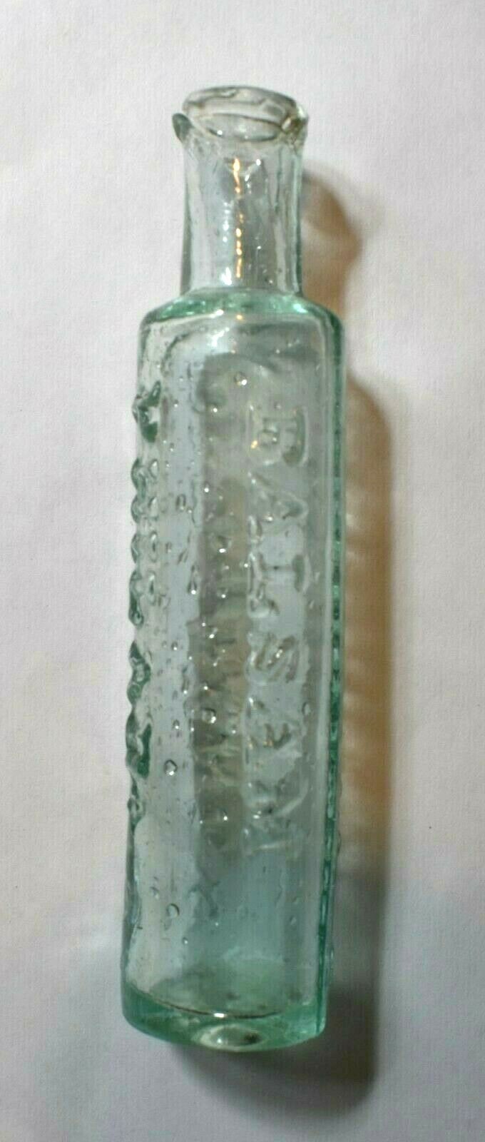 Antique Dr. D Jaynes Carminative Balsam Phidlada Aqua glass Bottle | eBay