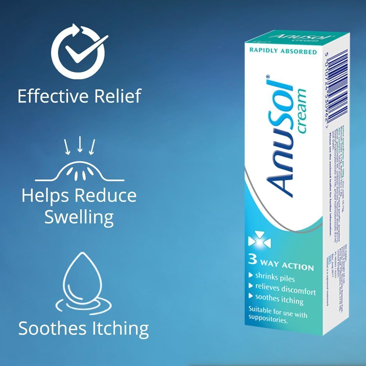 Anusol Suppositories/Ointment/Cream - Haemorrhoids Piles Itching 3 Way ...
