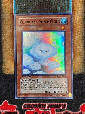 Yugioh Cloudian - Sheep Cloud GLAS-EN008 Super Rare 1st Ed NM | eBay