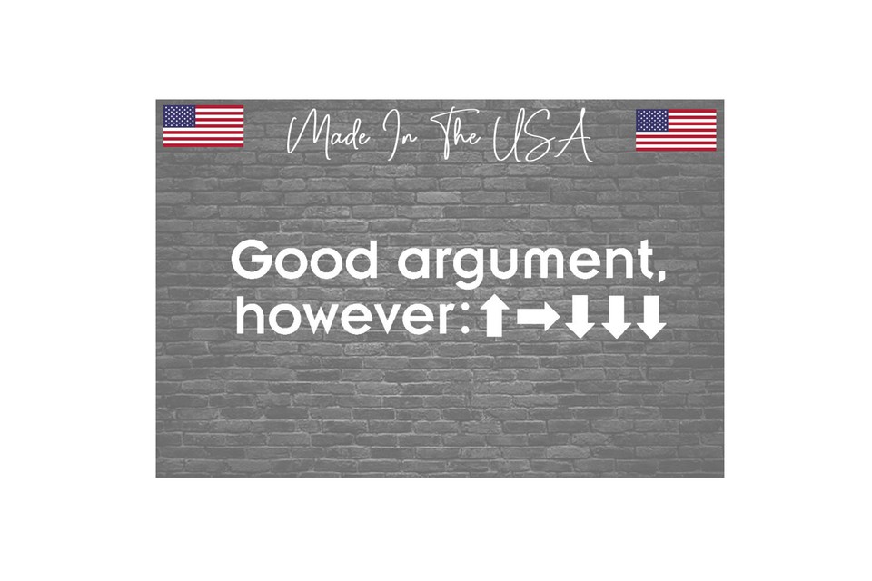 Good Argument Sticker 500 KG bomb Strike Decal Gamer Helldivers 8" | eBay