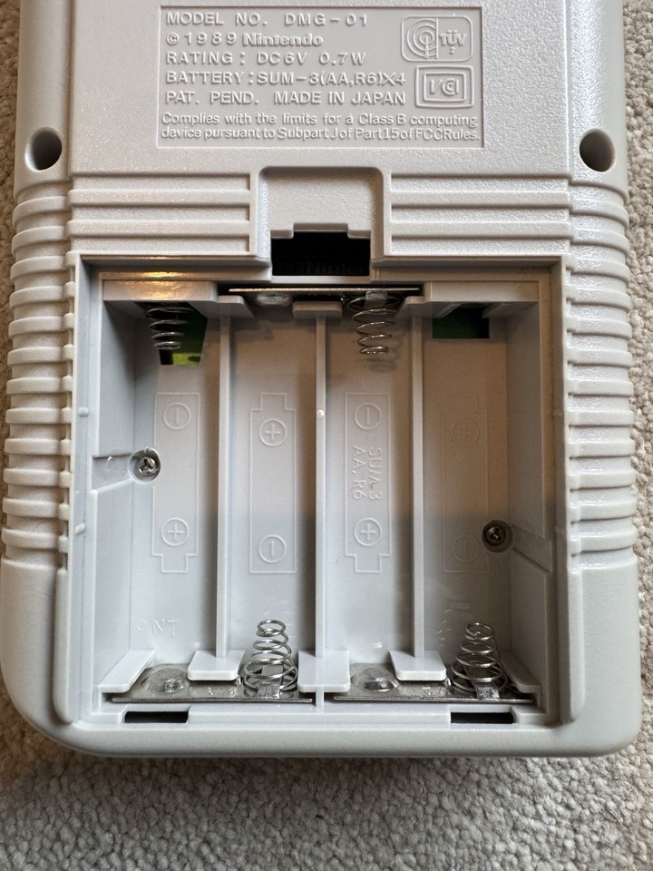 Game Boy DMG-01 Original Console | Rare Sleeve with 3 Games Tetris ...