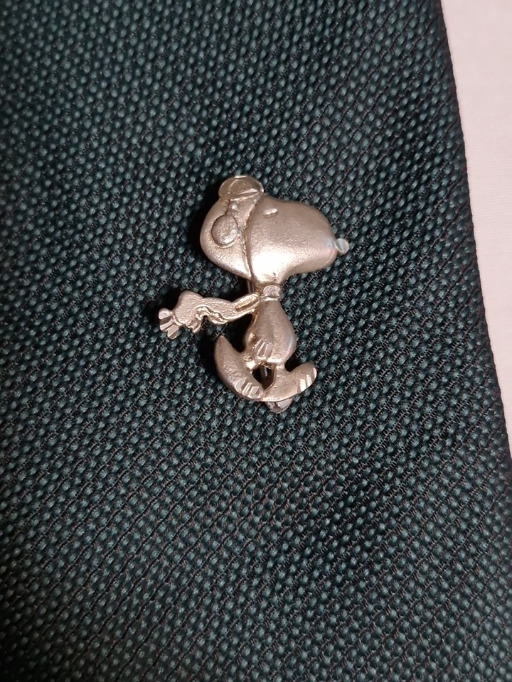 Rare Vintage Peanuts/Snoopy Silver Flying Ace/red Baron Pin Badge | eBay UK