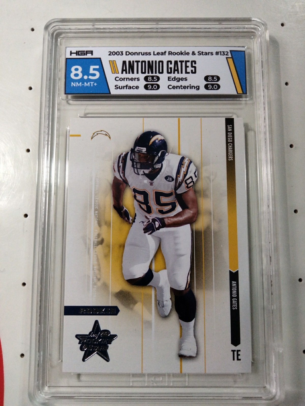 2003 Leaf Rookies & Stars - Rookie Antonio Gates #132 (RC) for sale ...