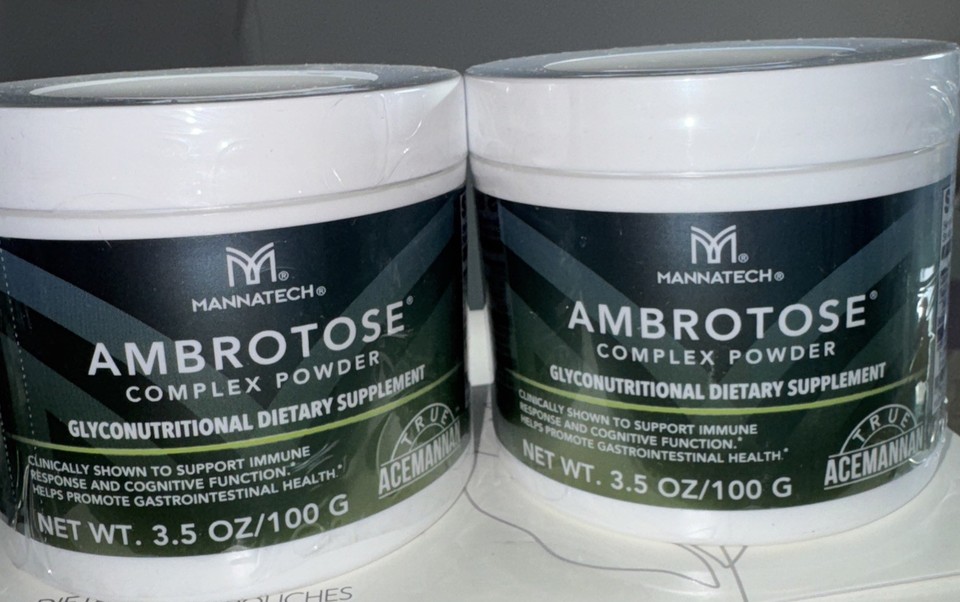 2 Cans Mannatech Ambrotose Complex 100g Powder Exp 12:2026 | eBay