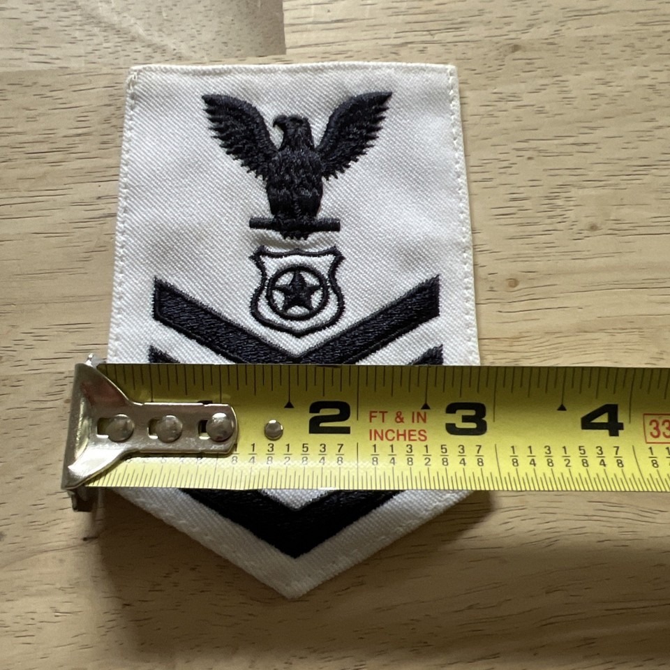 WWII 1950s USN Navy 1st Class Master At Arms Chevron Rate Patch 3” | eBay