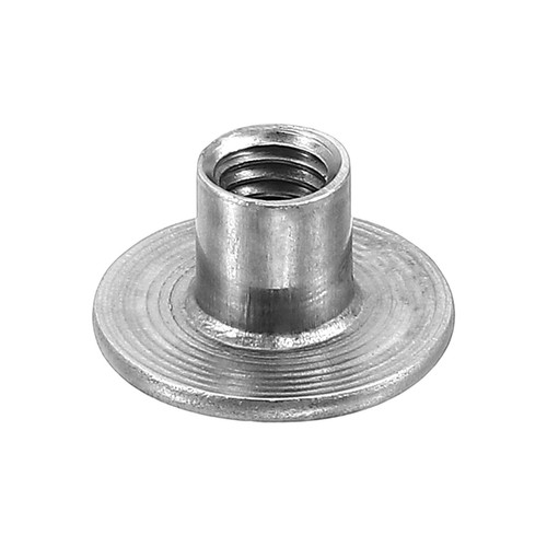 M5 T-nuts, 50pcs Carbon Steel Tee Nut Round Base Weld Nut 8mm Height ...