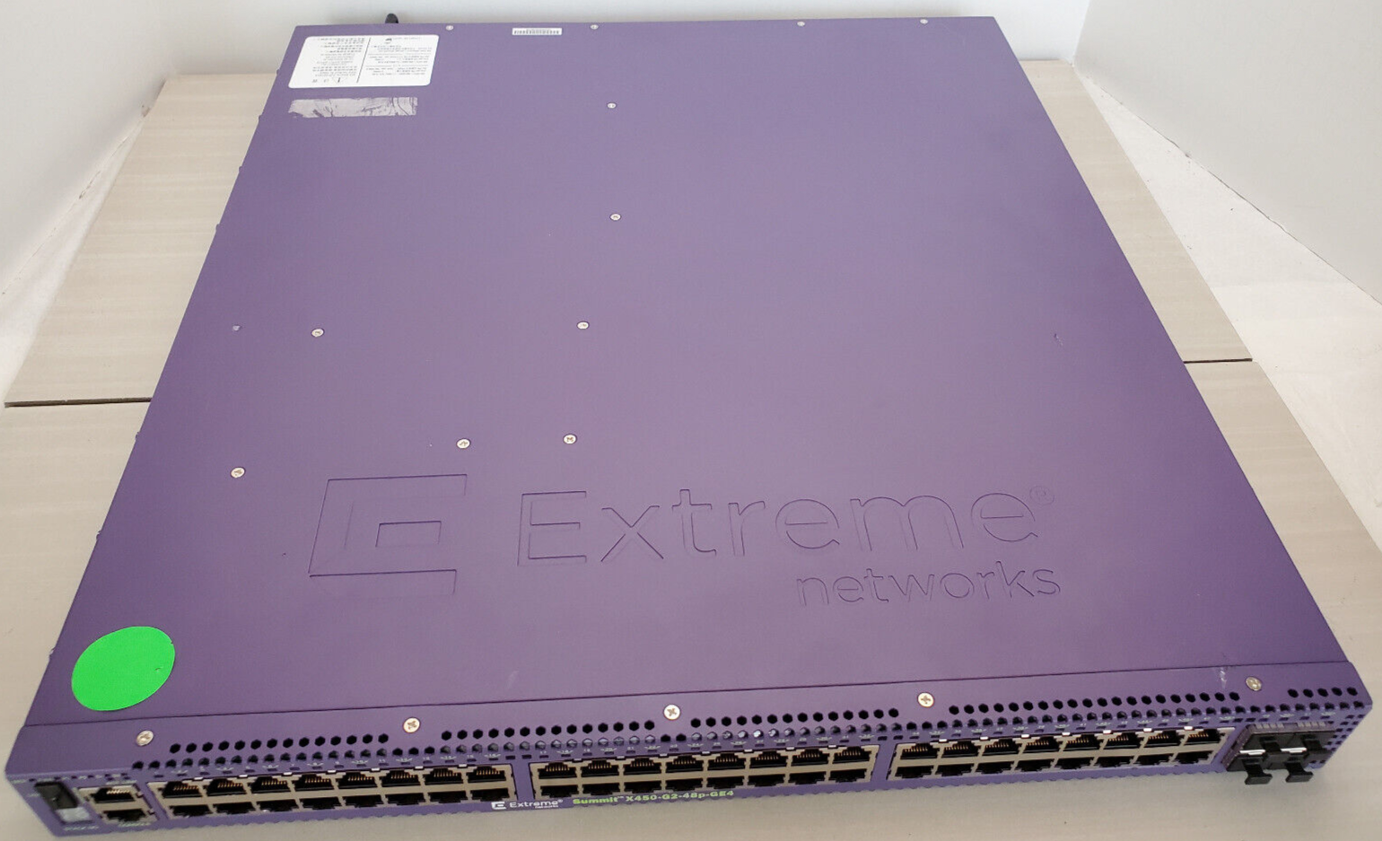 Extreme (X450-G2-48P-GE4) 48 Ports Rack Mountable Ethernet Switch for ...