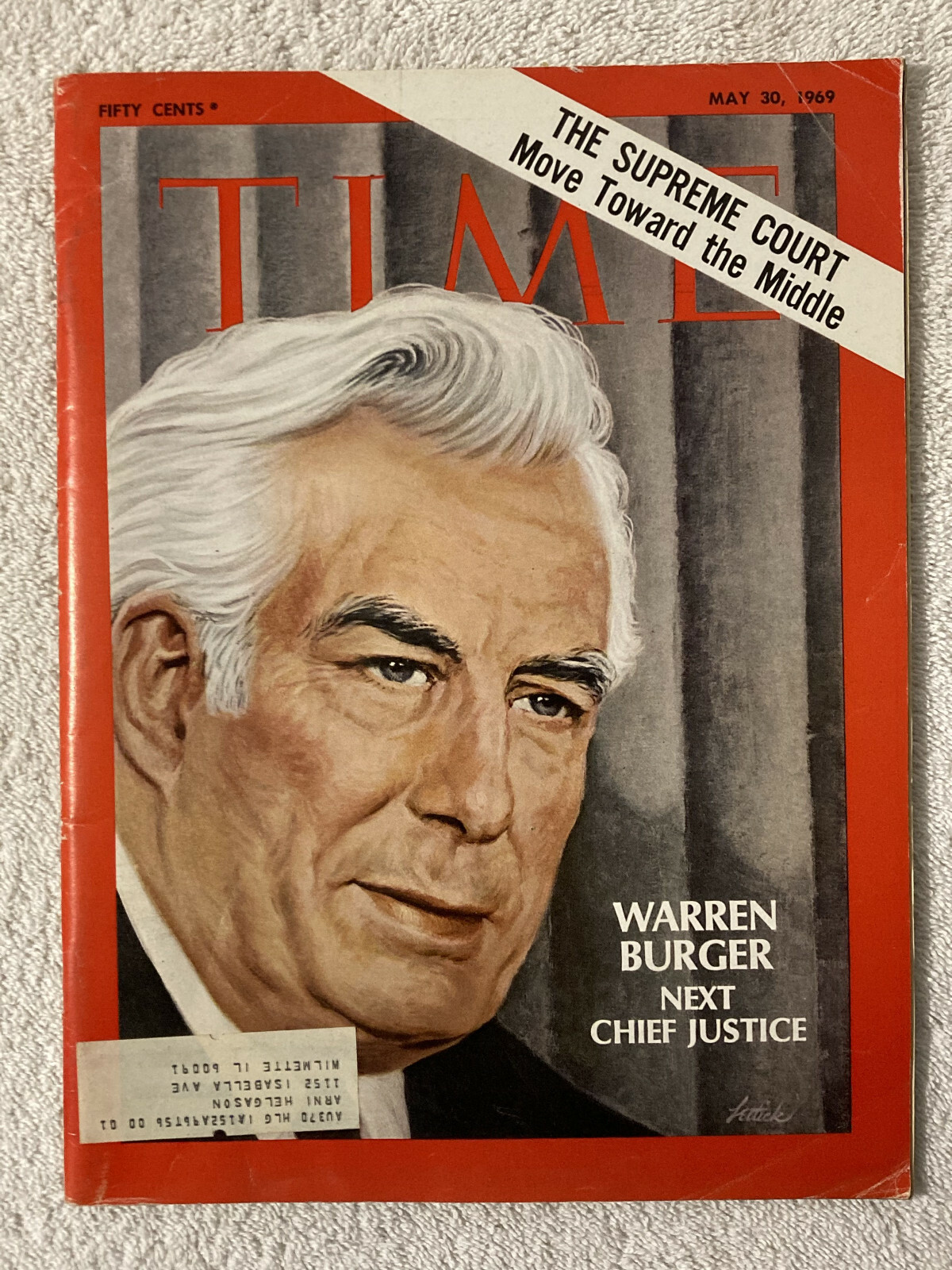 TIME MAGAZINE 1969 May 30; Warren Burger; Apollo 10; Protests; Vietnam ...