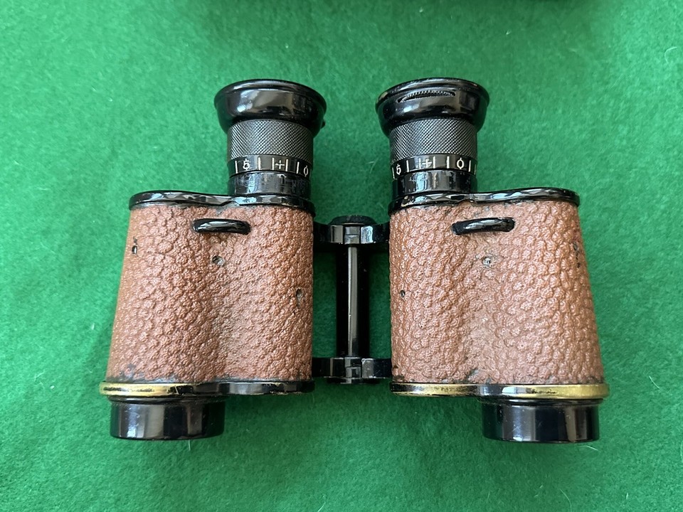 WWI Era Crown Optical Company Navy Military Stereo 6x30 BINOCULARS | eBay