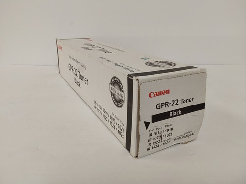 Canon GPR-22 Black Toner Cartridge Factory Sealed (0386B003AA) Damaged ...