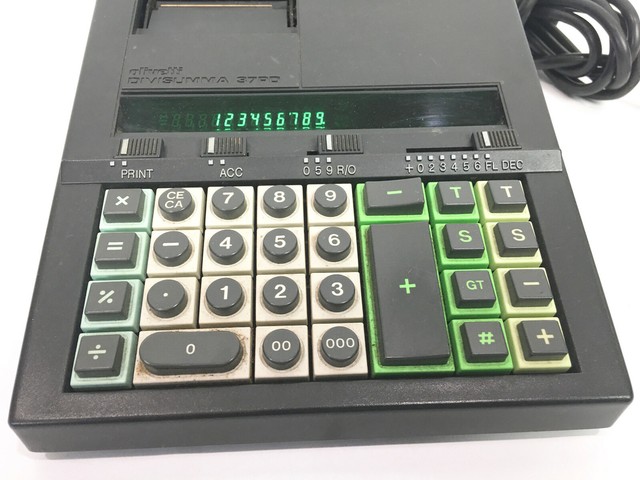 Olivetti Divisumma 37pd Mario Bellini 1970s Vintage Printing Calculator ...