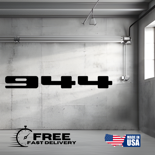 Porsche 944 MOTORSPORT Car Wall Vinyl Decal Sports Car Laptop Flask ...