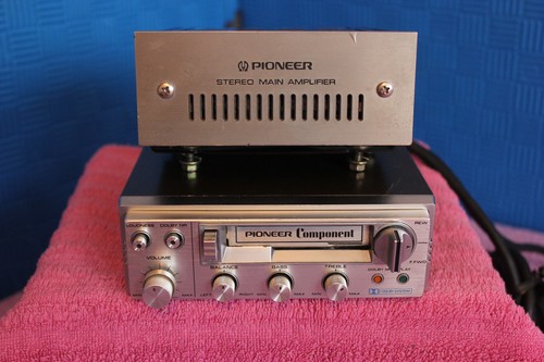 Pioneer KP-88G and GM-40 Old School 1980s Set Component Cassette Deck ...