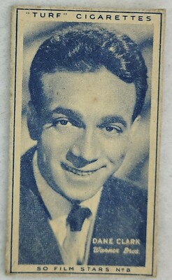 1947 Turf Cigarettes Film Stars #8 Dane Clark (B) | eBay