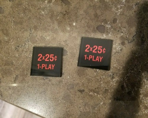 Arcade Coin Door Insert Rare 2x1 Play Style EDOT | eBay