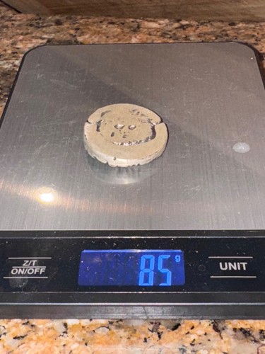 84 Grams Hand Casted Silver Coin Made from Sterling Flatware .925 ...