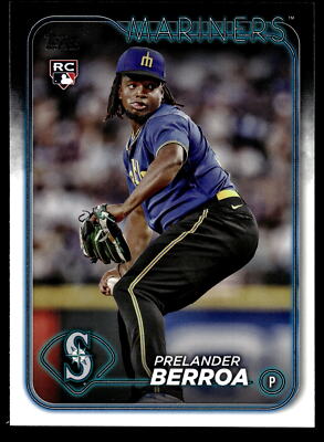 2024 Topps #36 Prelander Berroa Rookie Seattle Mariners | eBay