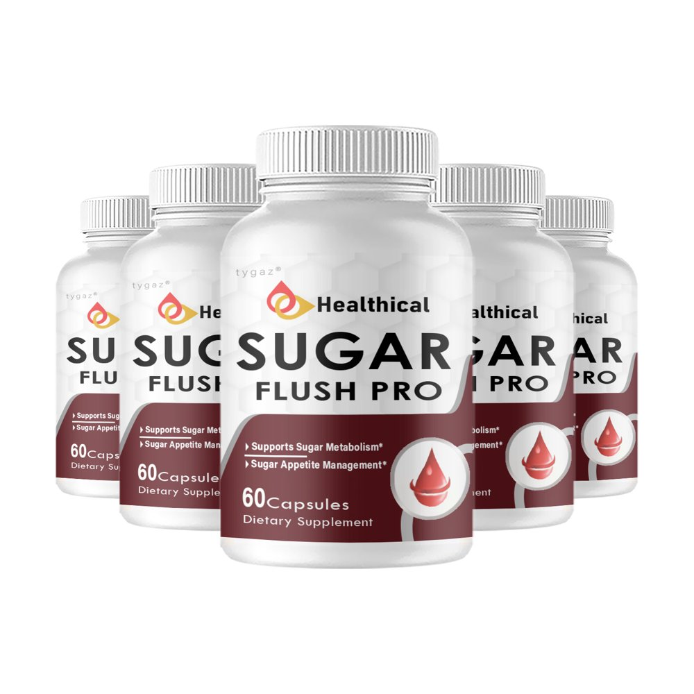 (5 Pack) Sugar Flush Pro Capsules - Sugar Flush Pro Advanced Capsules ...