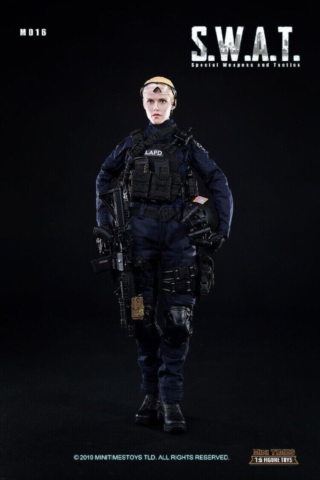 Mini Times Toys M016 1/6 Female Police Officer Modern US Army LAPD 12 ...