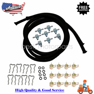 Fuel Injector Return Line kit &Clamps for Chevrolet GMC Duramax LLY LBZ ...