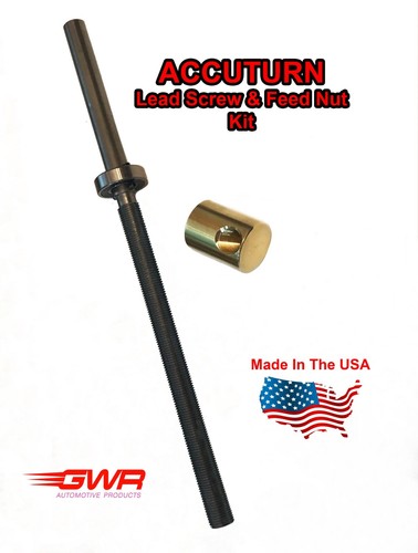Accuturn Rotor Feed Nut & Screw Combo Kit For Brake Lathe 433156 433647 ...