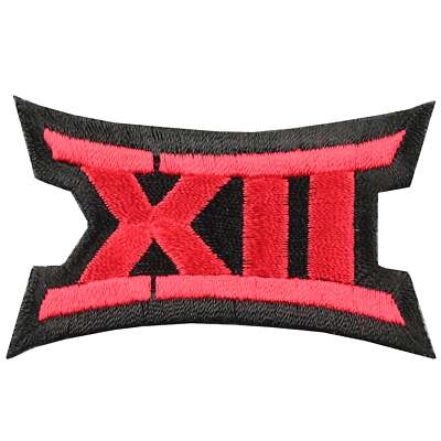 Big 12 XII Conference Team Jersey Uniform Patch Texas Tech Red Raiders ...