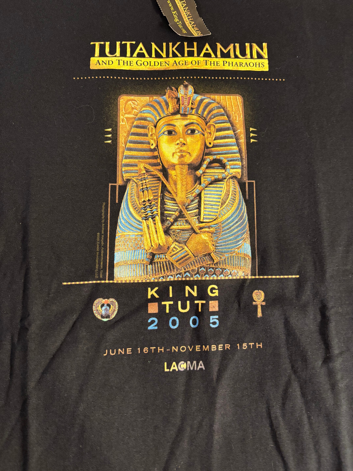 King Tut world tour 2005 t shirt new w tags vintage L egypt egyptian ...