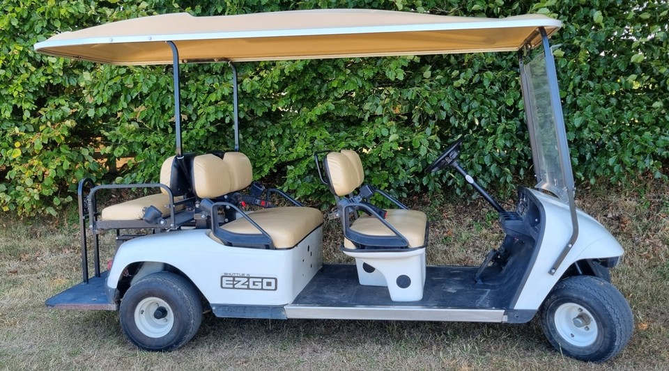 Golf Buggy - Ezgo Shuttle 4+2 Electric Passenger Vehicle | eBay UK