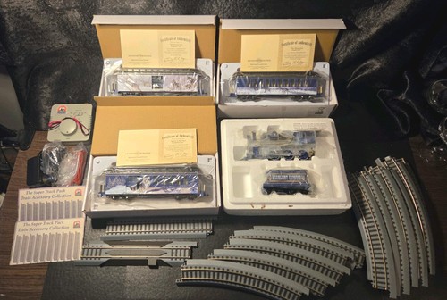 Franklin Mint Wolves Moonlight Express Limited Edition Train Set with ...