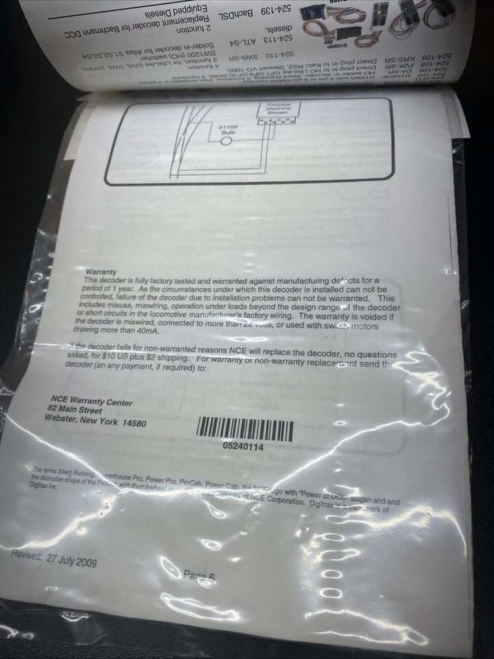 NCE #05240114 Switch-It DCC Decoder *NEW* | eBay