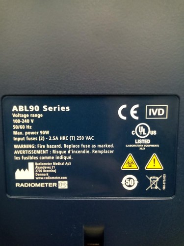 Radiometer ABL90 FLEX PLUS Blood Gas Analyzer | eBay
