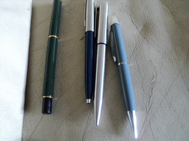 Vintage JOB LOT PEN & PENCIL Inc PLATIGNUM Mechanical PENCIL &3 PARKER ...