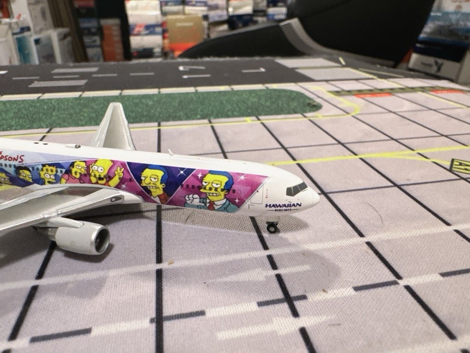 JC Wings 1:400 Hawaiian Airlines B767-300ER N680HA Simpsons Diecast ...