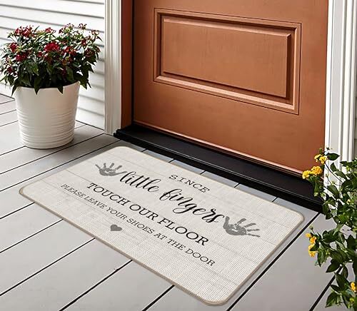 Welcome Door Mat DoormatPlease Remove Your Shoes DoormatSince Little ...