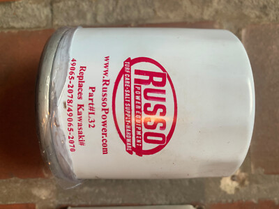 Russo L32 Oil Filters (3) for John Deere, Kawasaki # 490065-2078 and ...