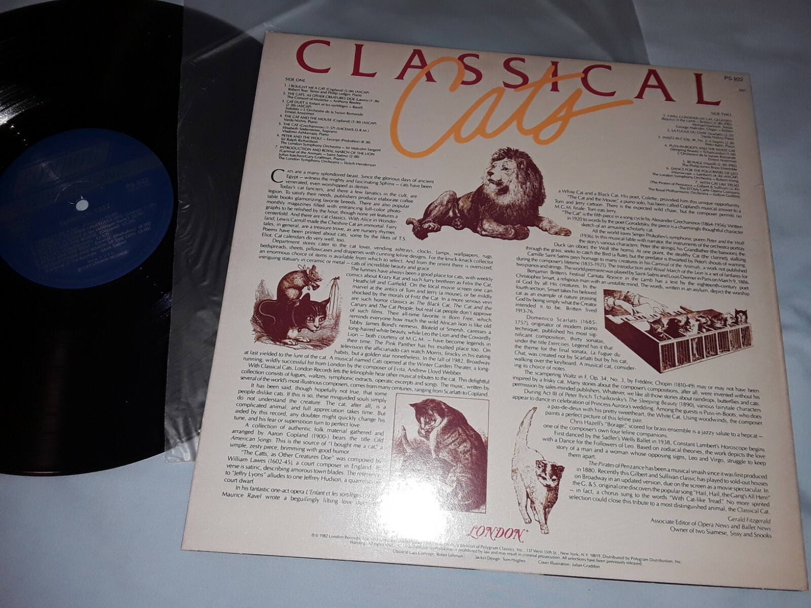 CLASSICAL CATS, 1982, VINYL LP Album, GREAT! | eBay