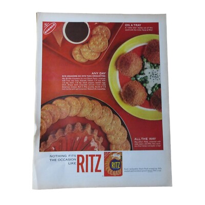 1963 Ritz Cracker / Volkswagen Wagon - Vintage Print Ad | eBay