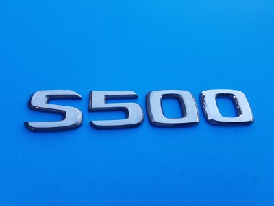 00 01 02 03 04 05 06 MERCEDES S500 REAR LID EMBLEM LOGO BADGE SYMBOL ...