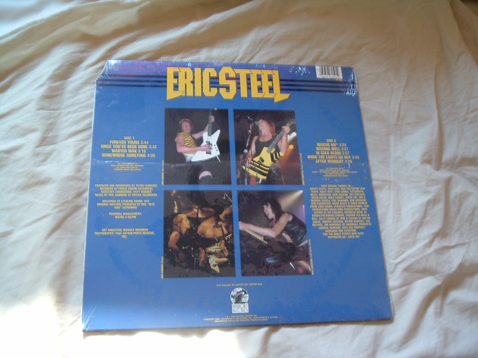 ERIC STEEL Infectious '89 SEALED !!! ORIGINAL US 1st press LP | eBay